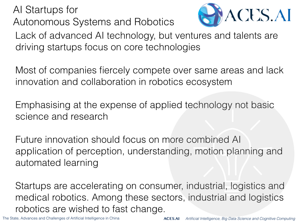 Autonomous Systems, Robotics and Artificial Intelligence – ACES